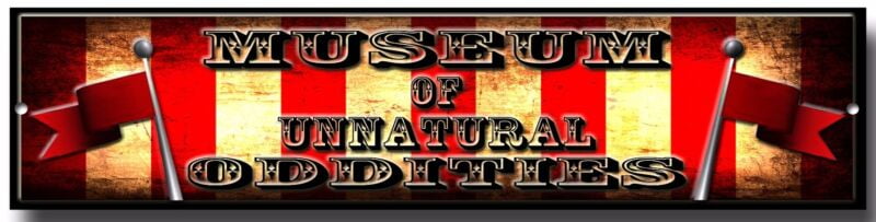 MUSEUM OF UNNATURAL ODDITIES METAL SIGN,AMERICAN HORROR STORY,EVAN ...