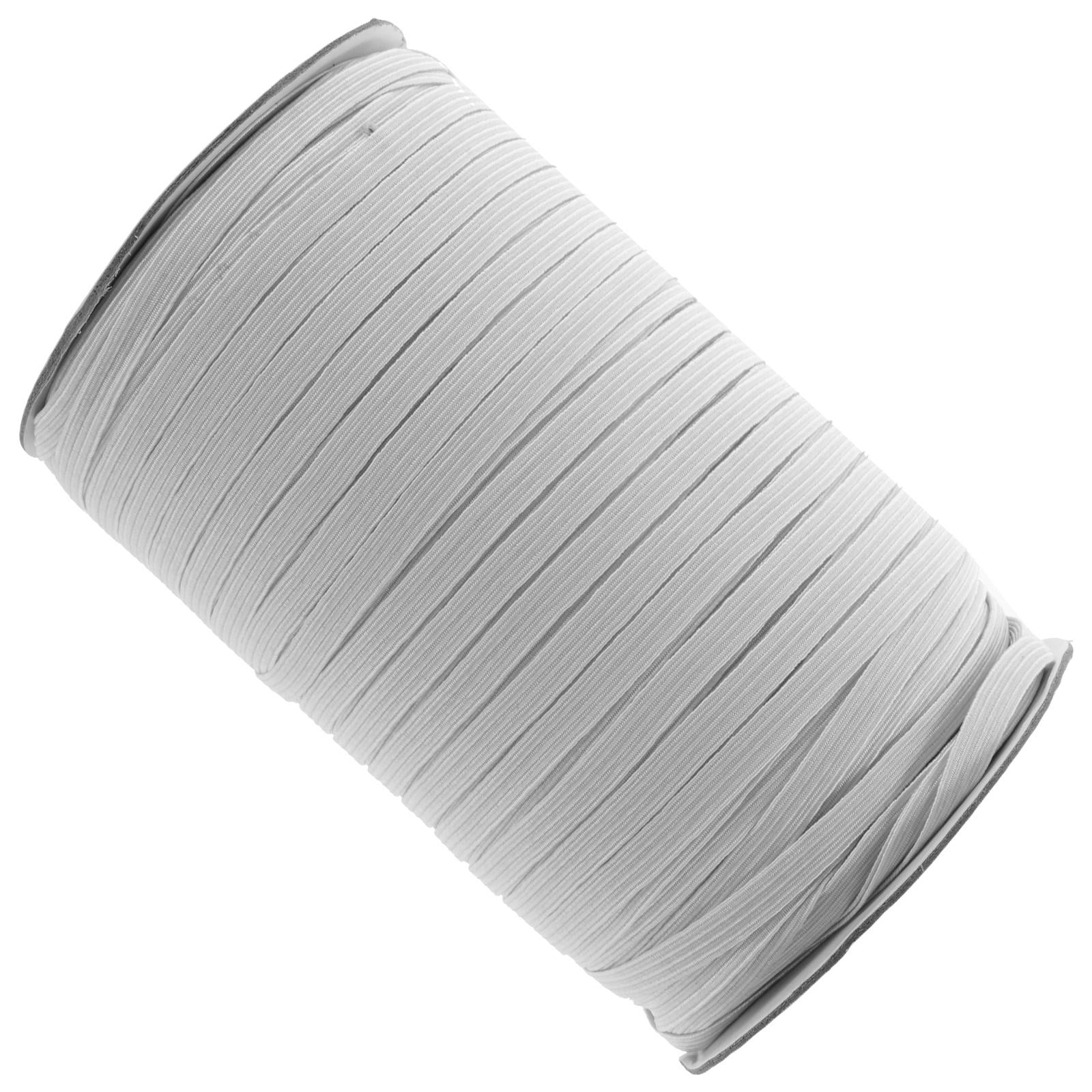 OATIPHO Elastic Band for Sewing White Braided Elastic Cord Durable for ...