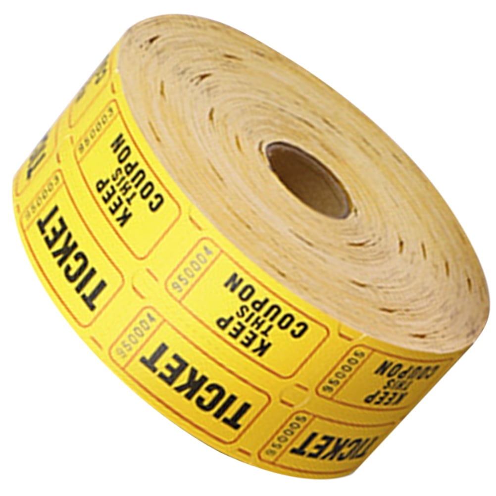 MUSEYA 1 Roll Raffle Tickets Roll Paper Assorted Color Versatile for ...