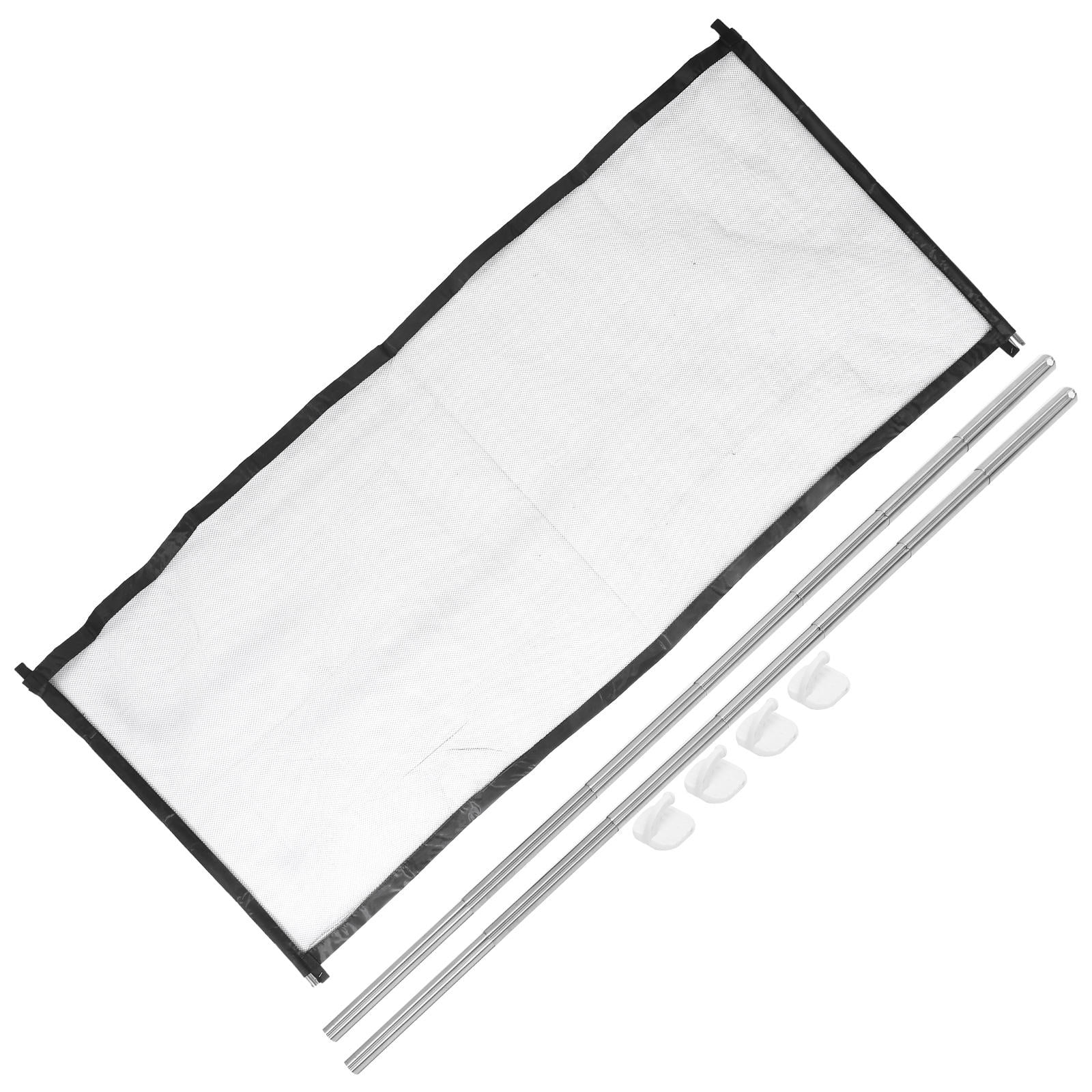 MUSEYA 1 Set Adjustable Pet Fence Retractable Cat Gate Plastic ...