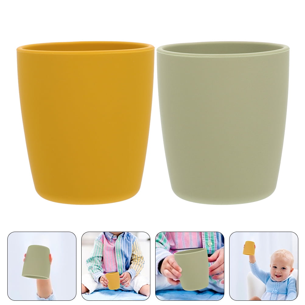 MUSEYA 1 Set Baby Training Silicone Cups Assorted Color No Deformation ...