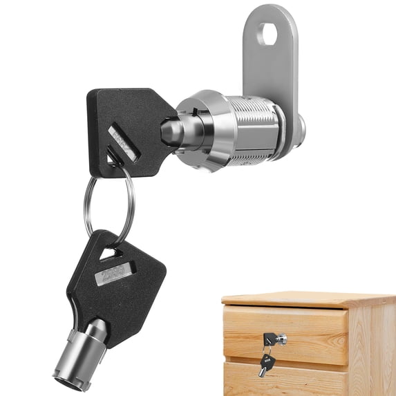 OATIPHO Cabinet Lock With Key Zinc Alloy Silver For Vending Machines 1 ...