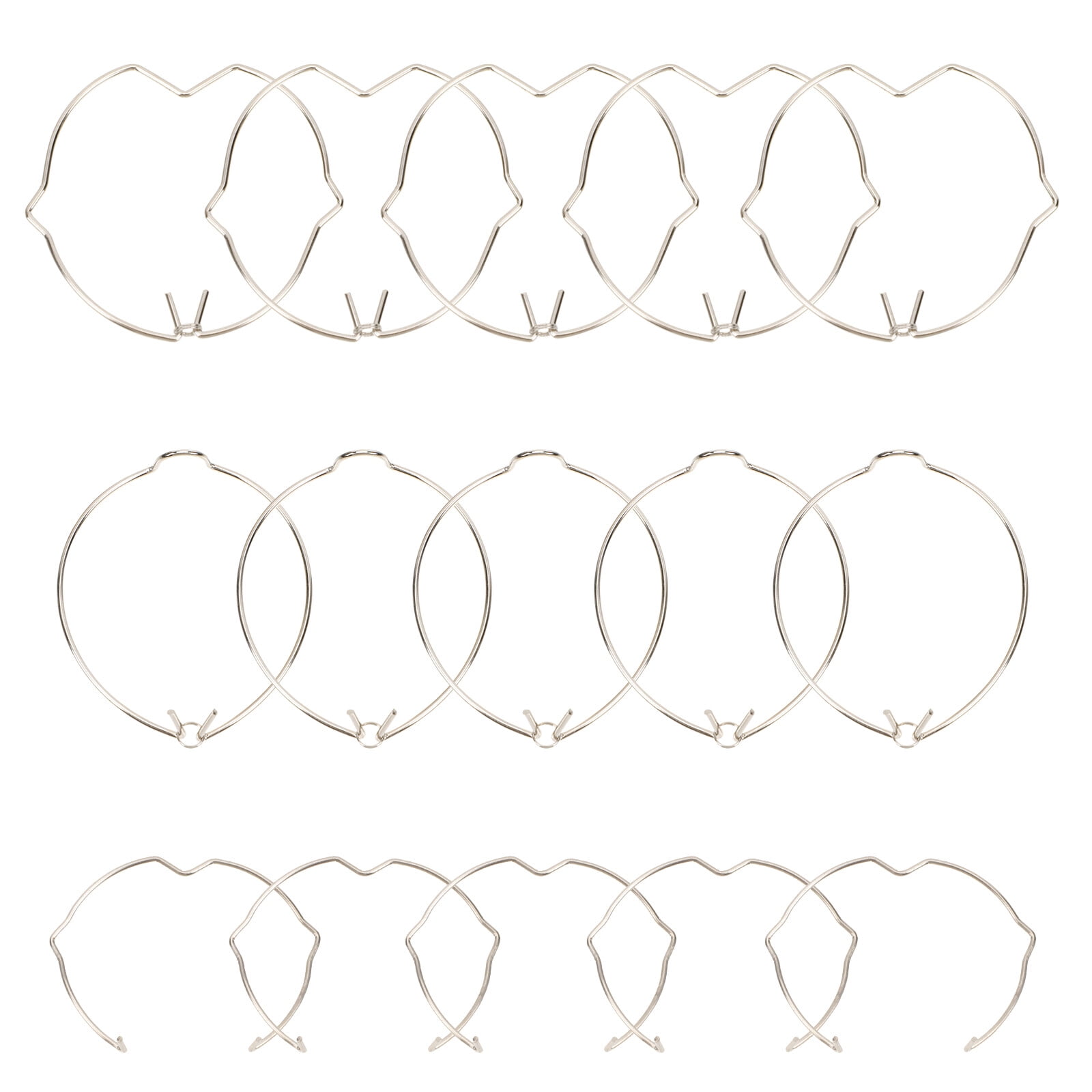 MUSEYA 30Pcs Spotlight Spring Clips Silver Iron for Mr10 Mr16 Lamp ...