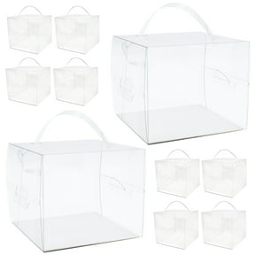 Clear Cake and Dessert Containers for Gift and Party Packaging