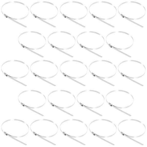 MUSEYA 100pcs Wire Fencing Metal Fence Extender Stainless Steel Privacy ...