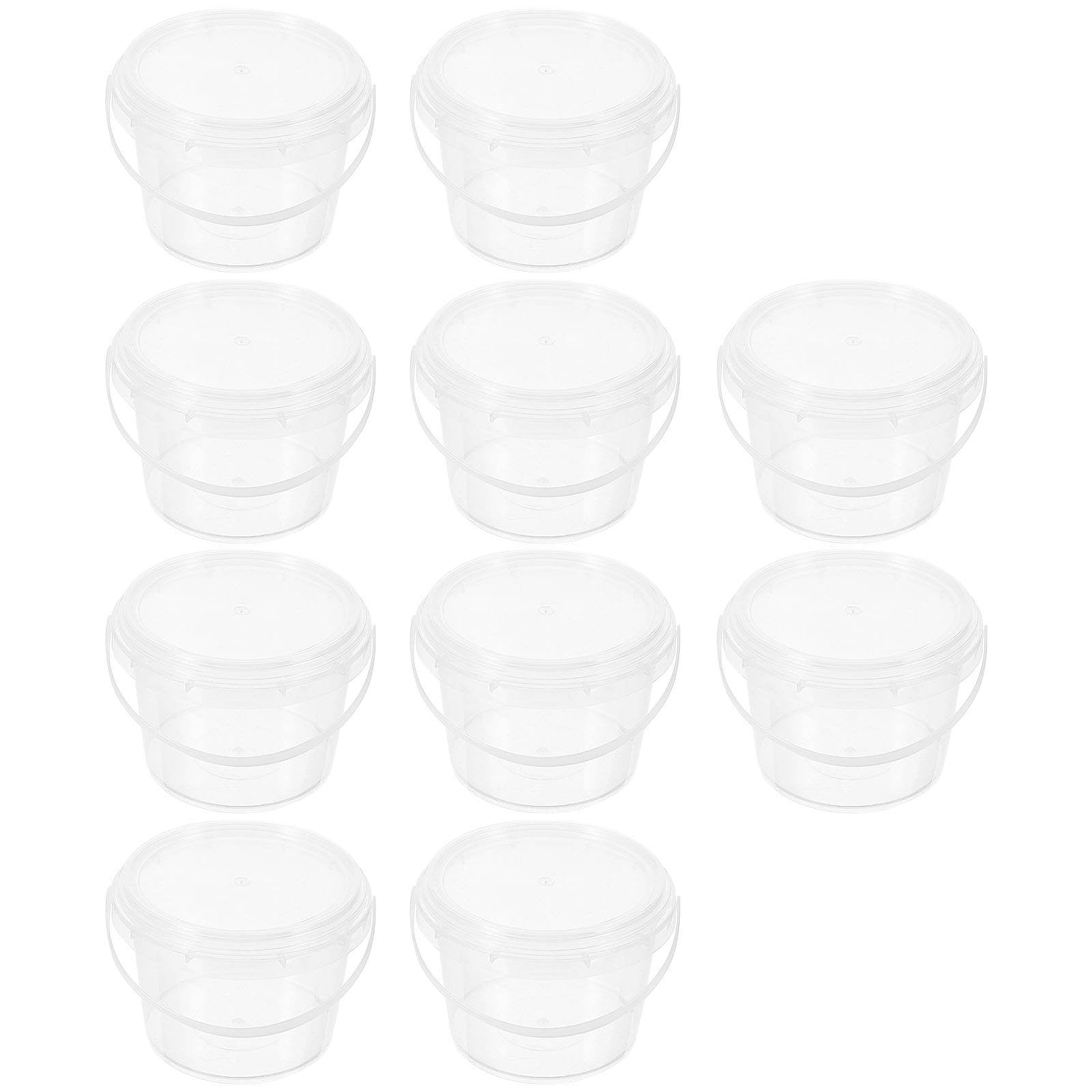 MUSEYA 10Pcs Clear Multipurpose Mini Storage Containers with Lids for ...