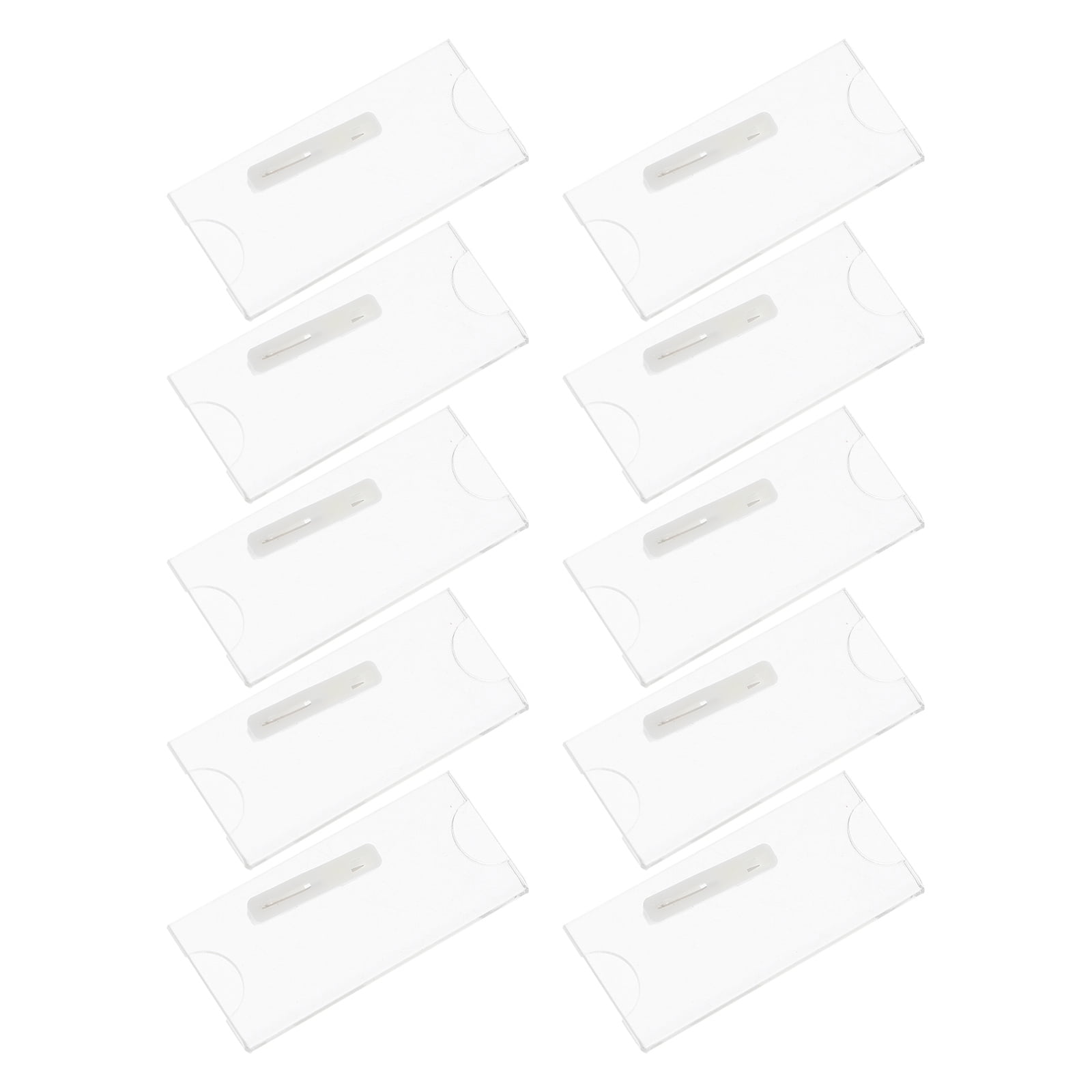 MUSEYA 10Pcs Name Tag Holders for Students and Workers with Simple ...