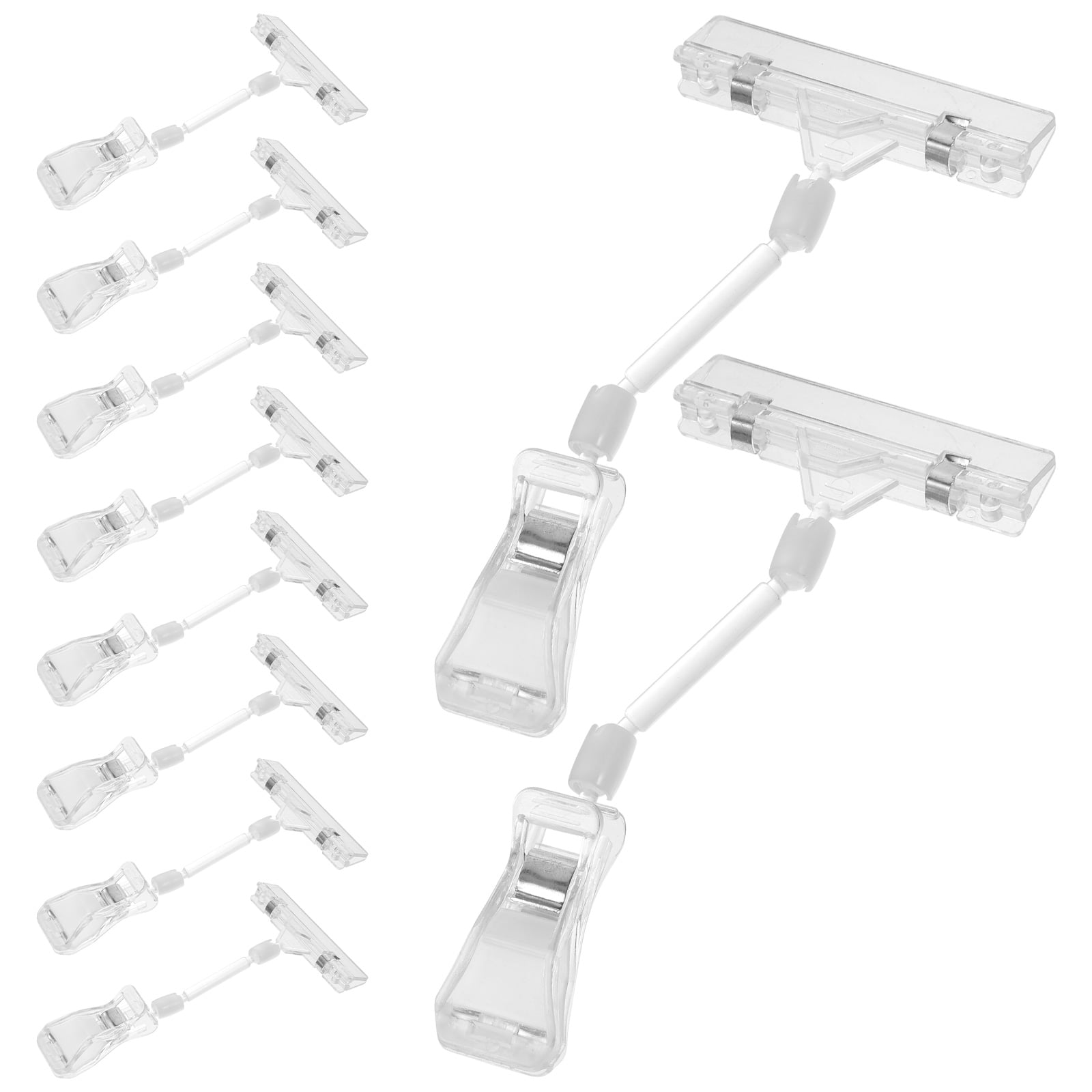 OATIPHO Merchandise Sign Clip Sign Holder Clip Transparent Ps Material ...