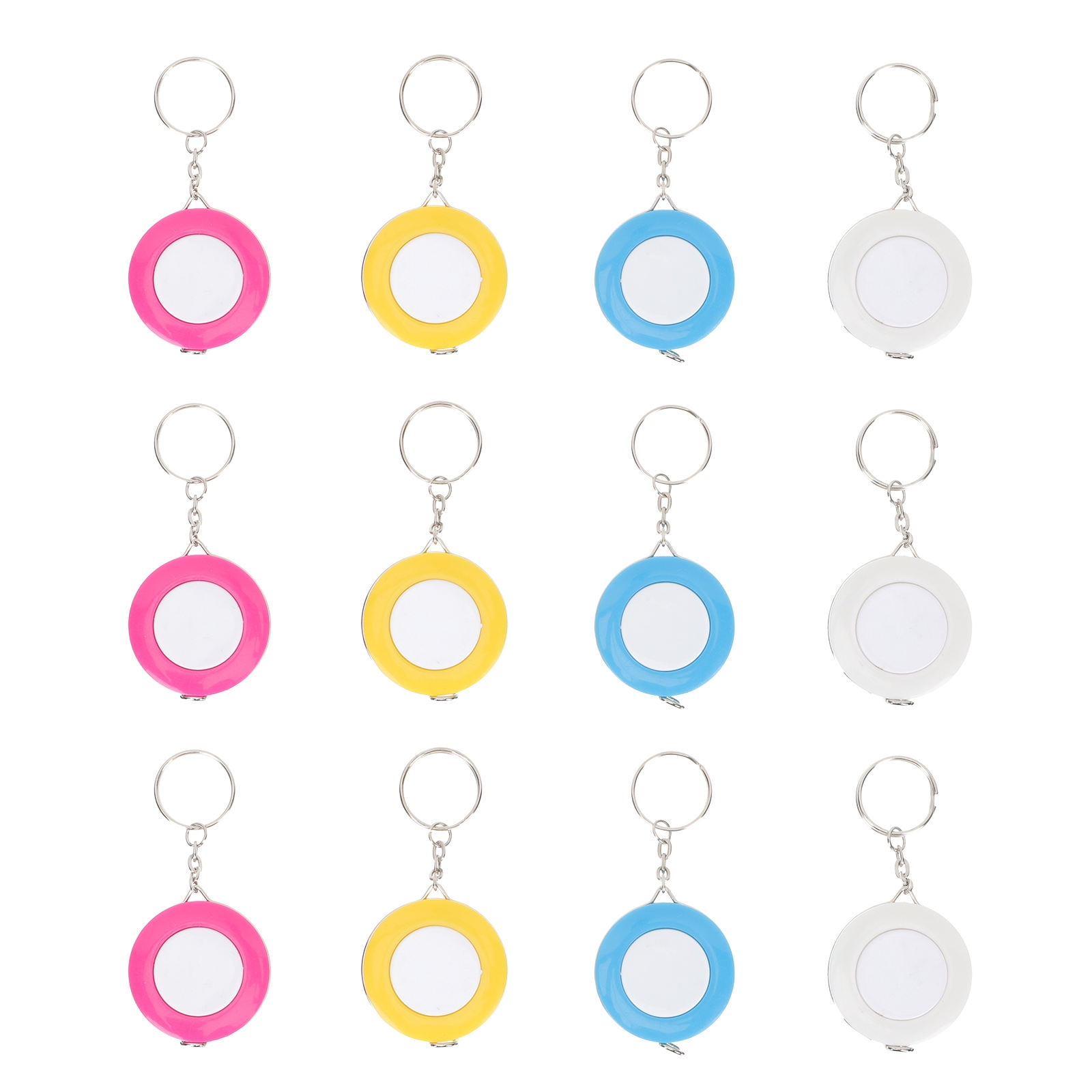 OATIPHO 12Pcs Body Measuring Tape Keychains with ABS Plastic Assorted ...
