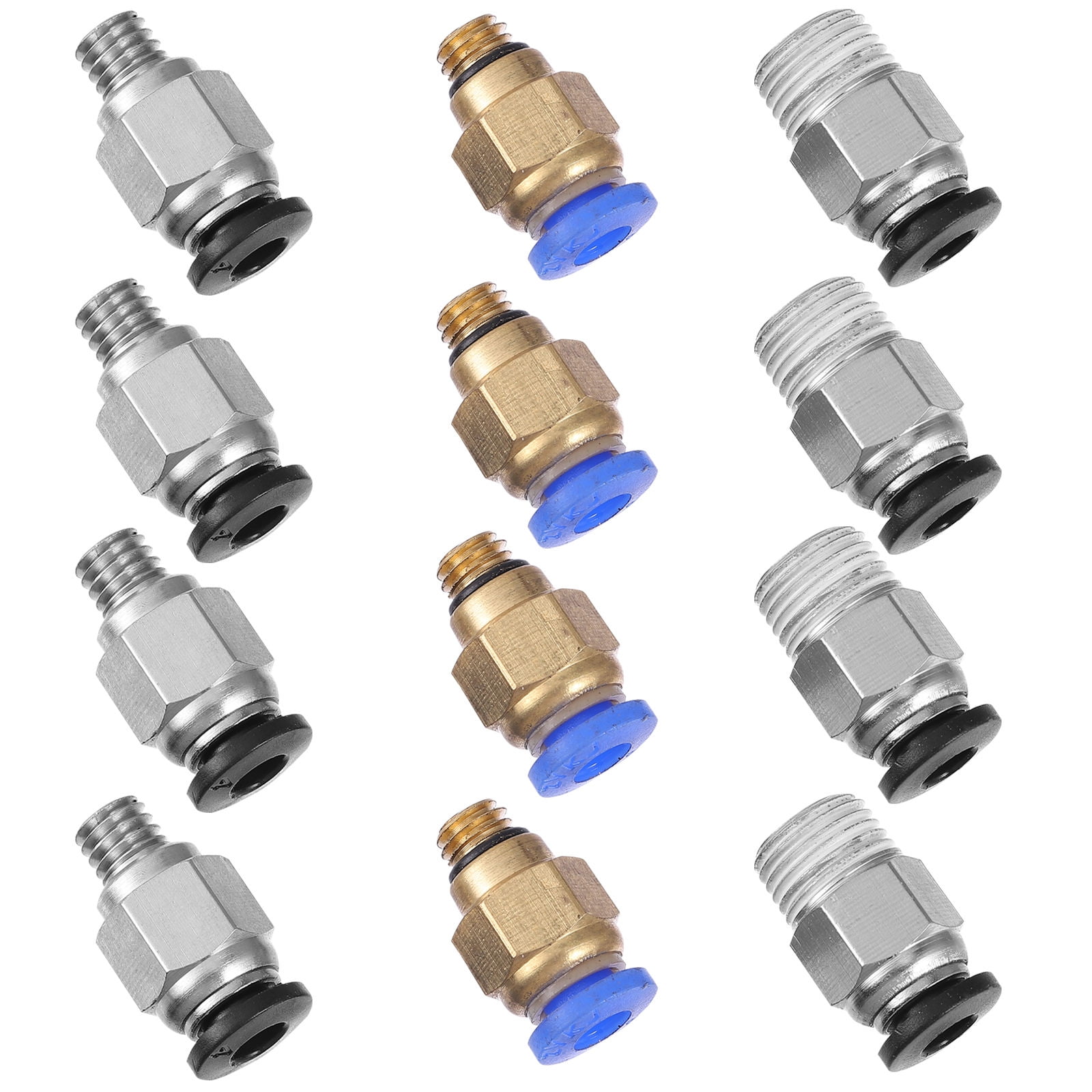 OATIPHO 12pcs Air Fitting Convertor Adapter Quick Disconnect Connectors ...