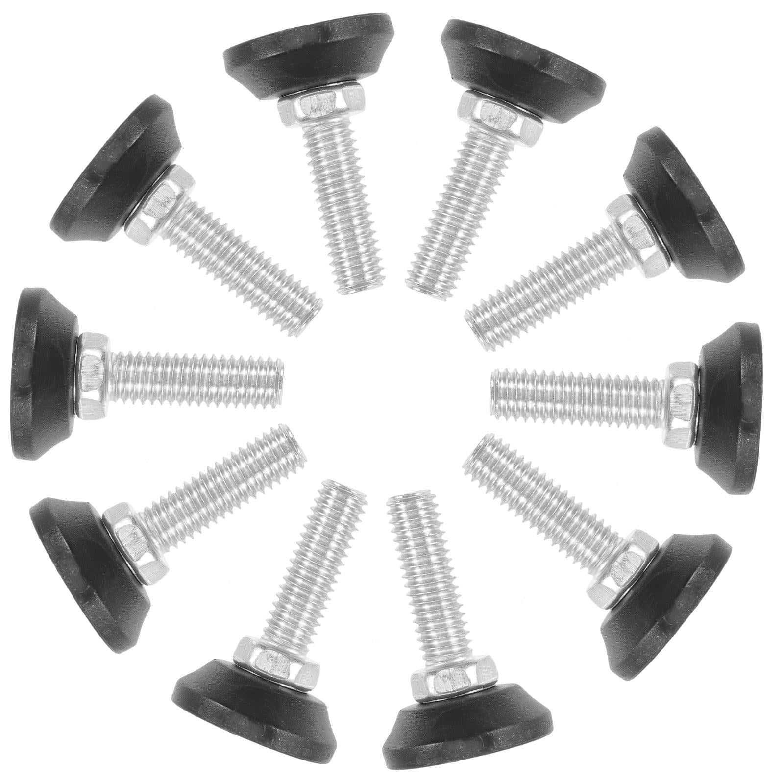 MUSEYA 12Pcs Screw on Table Feet Levelers for Adjustable Furniture ...