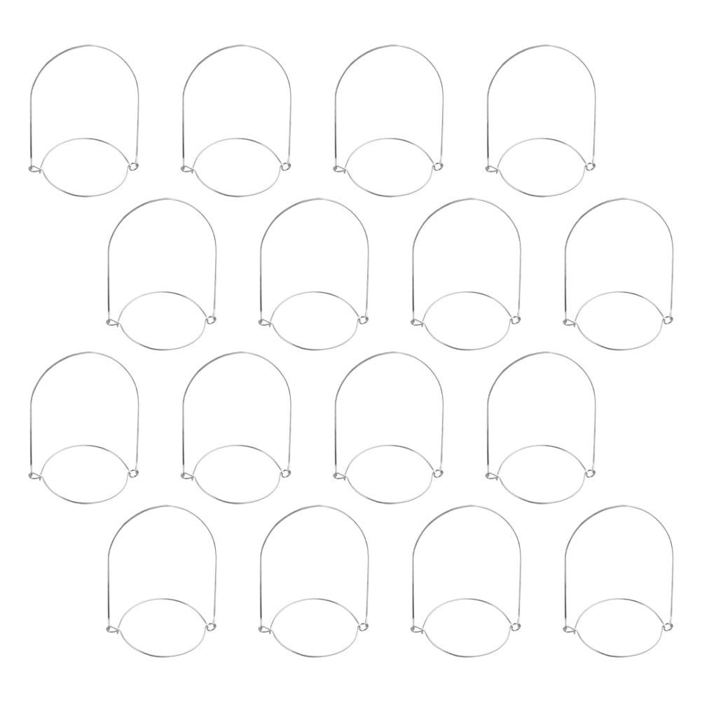 MUSEYA 16Pcs Hanging Jar Clamp Stainless Steel Wire for Daily Use on ...