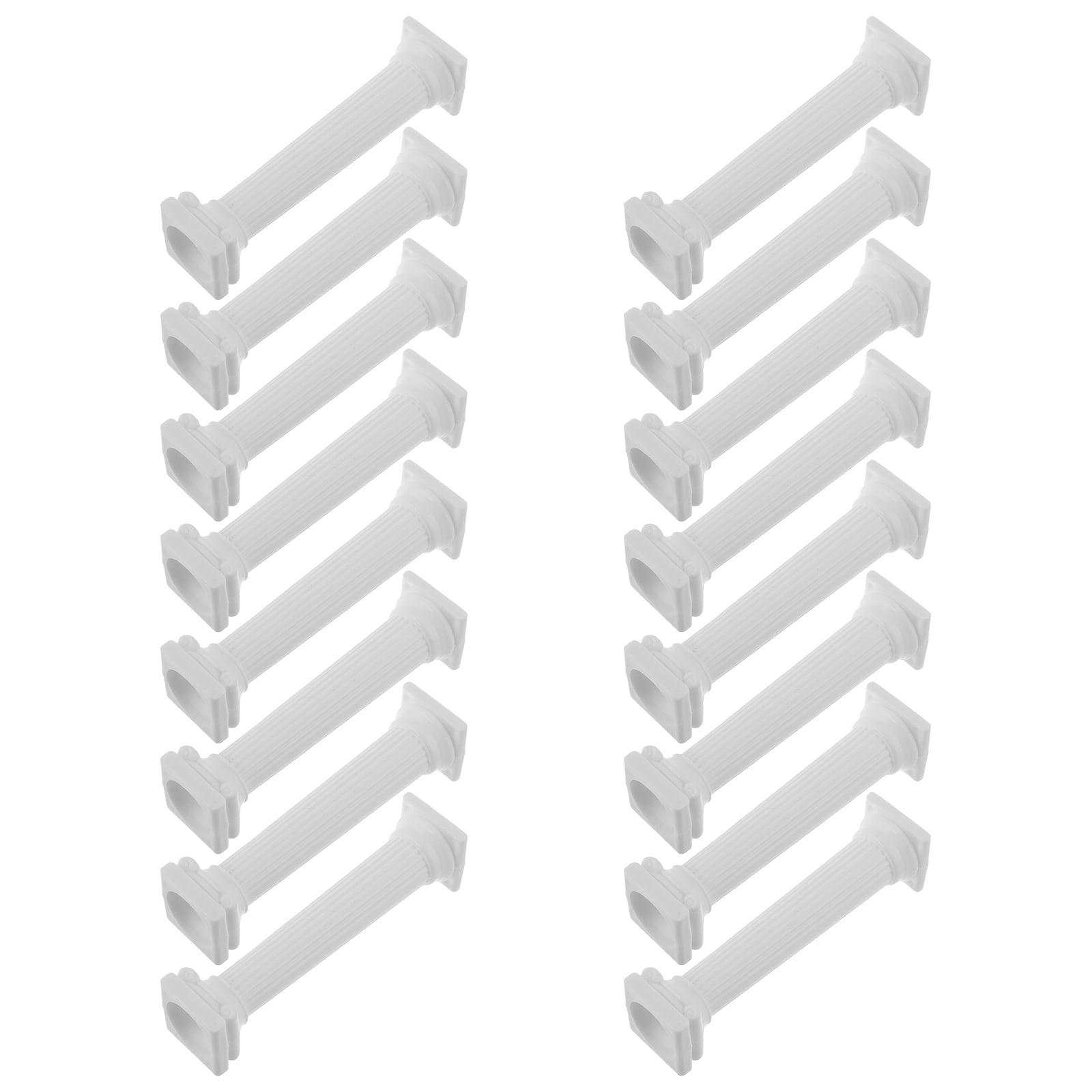 MUSEYA 16Set Greek Column Table Decor White Plastic Column Figurine ...