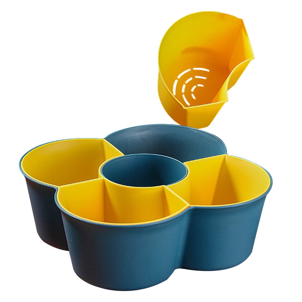 MUSEYA 1Pack Fruit Filter PP Dark Blue Strainer Bowl for Water ...