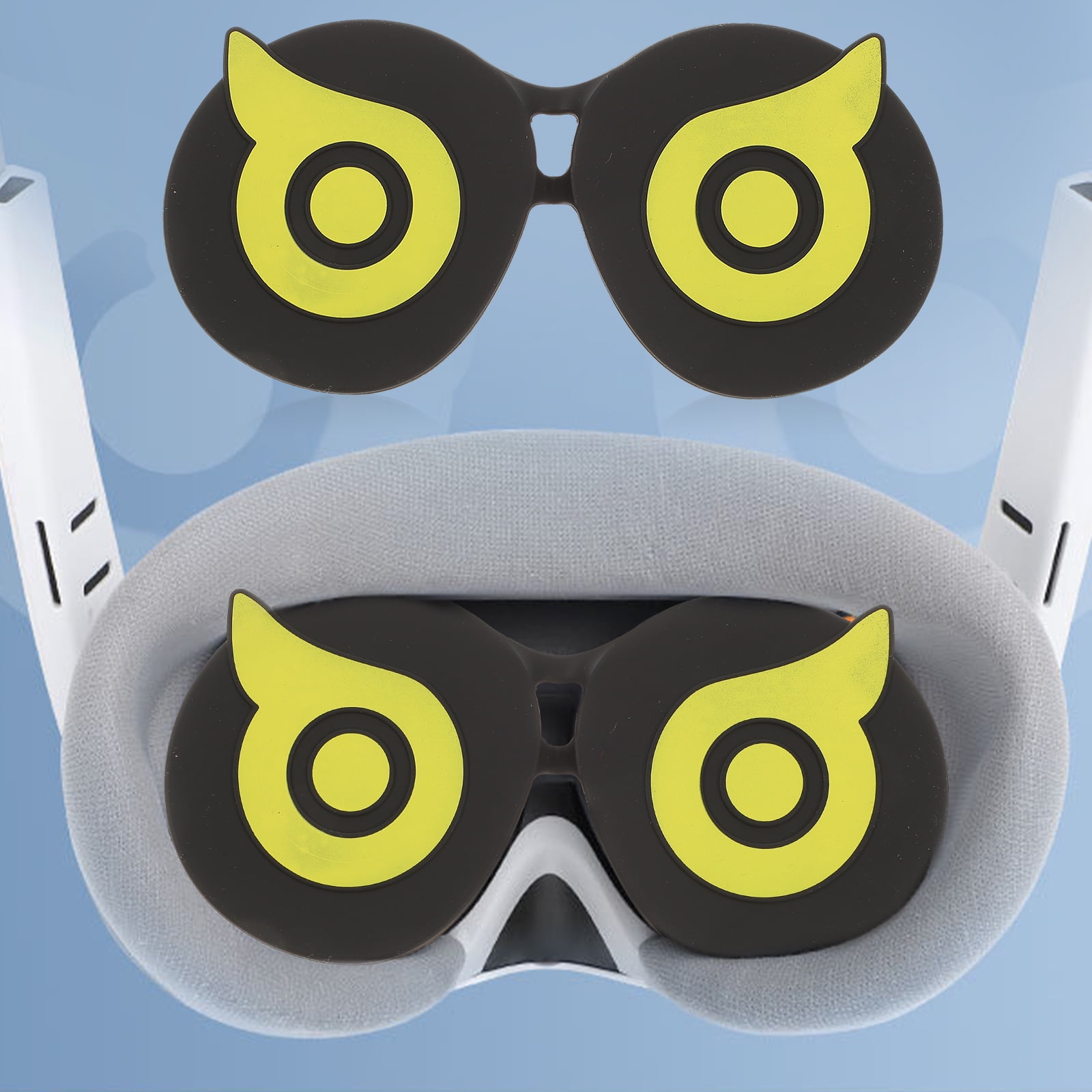 MUSEYA 1Pcs Lens Pad Replacement Silicone Light Yellow Sunproof Owl ...