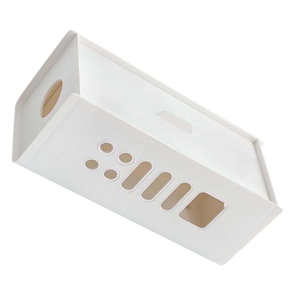 MUSEYA 1Pcs Rectangular White Plastic Cable Management Box for Desk ...