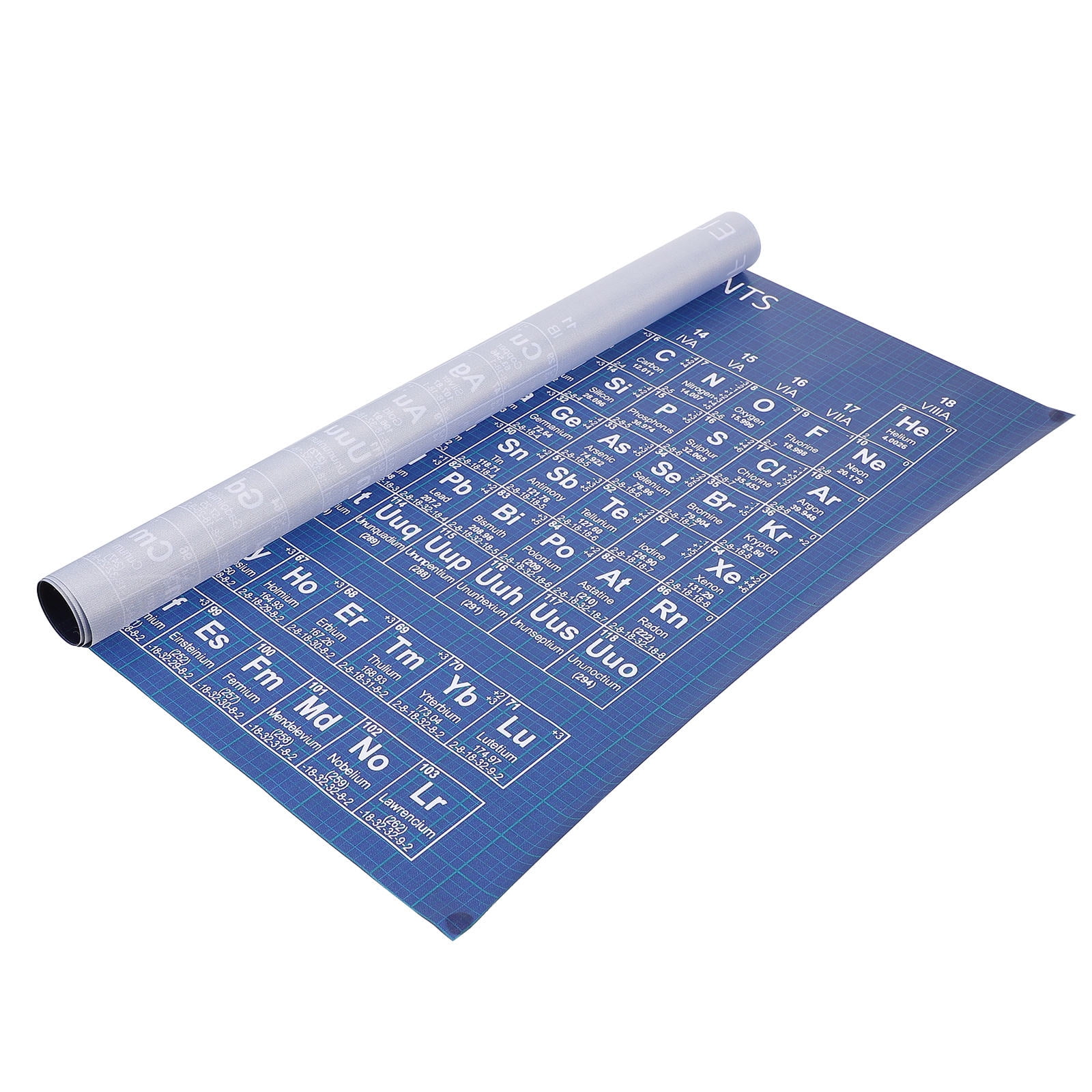 MUSEYA 1Set Chemistry Lab Poster Periodic Table Silk Wall Decoration ...