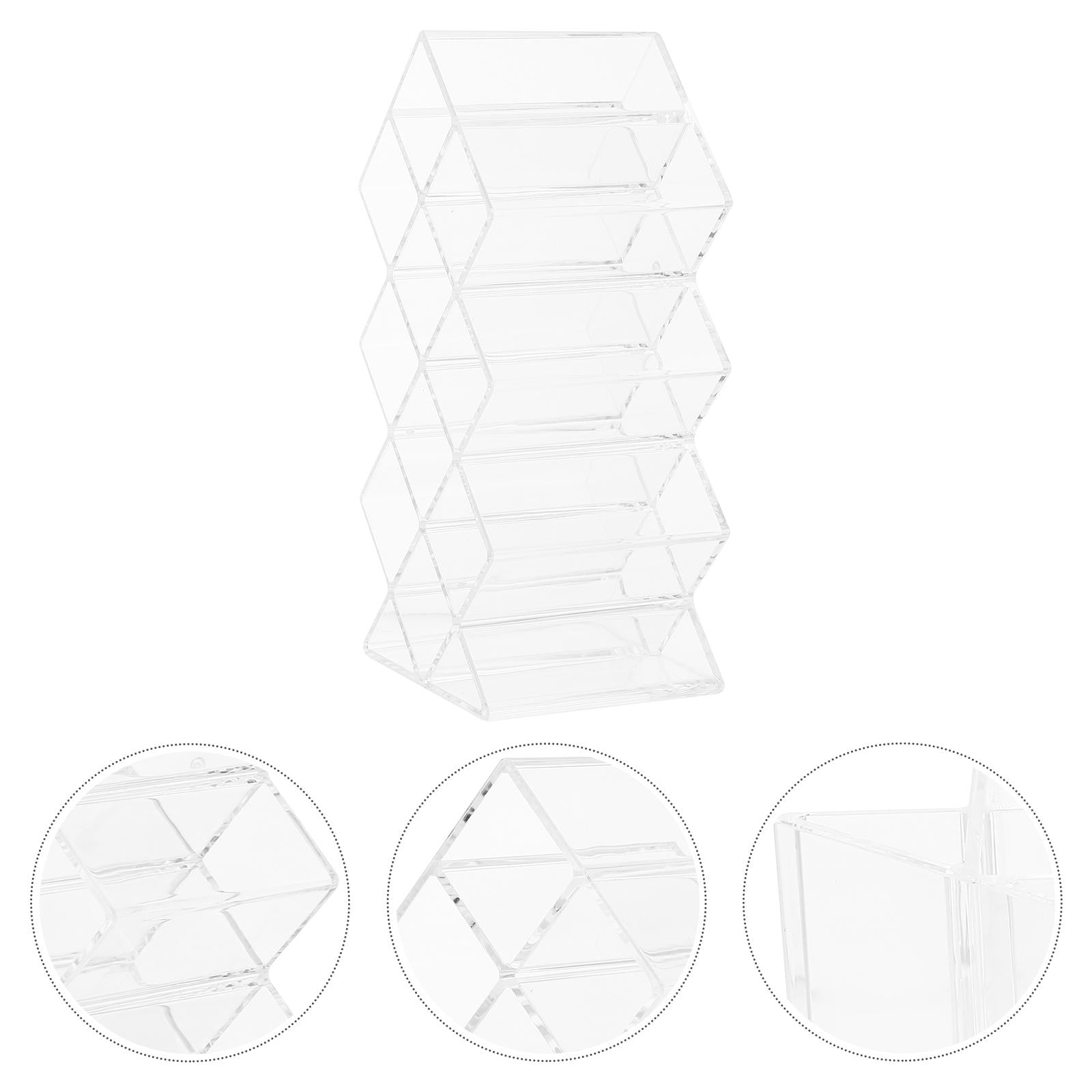 MUSEYA 1Set Lipsticks Storage Rack Transparent Acrylic 10 Grid Design ...