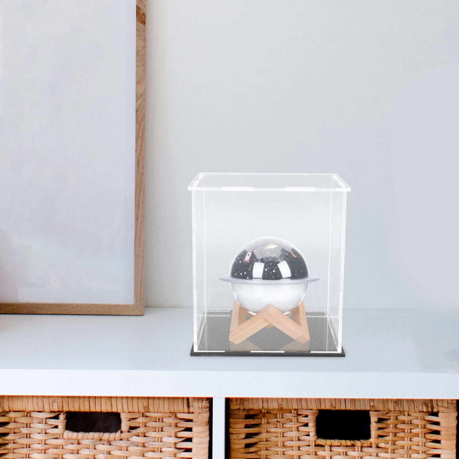 OATIPHO Acrylic Display Box Transparent Model Container Assorted Color ...