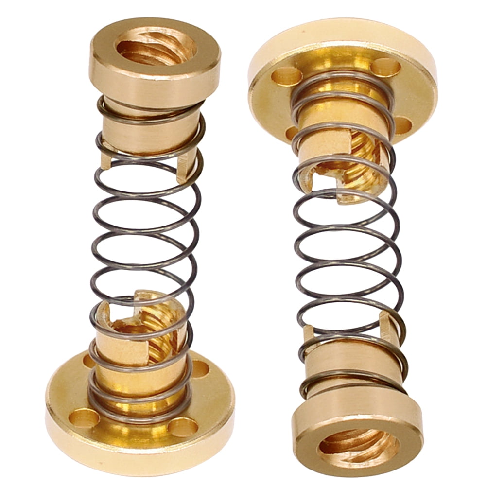 MUSEYA 2 Sets Screw Assortment Kit Lead Screw Nut Copper for 3D ...