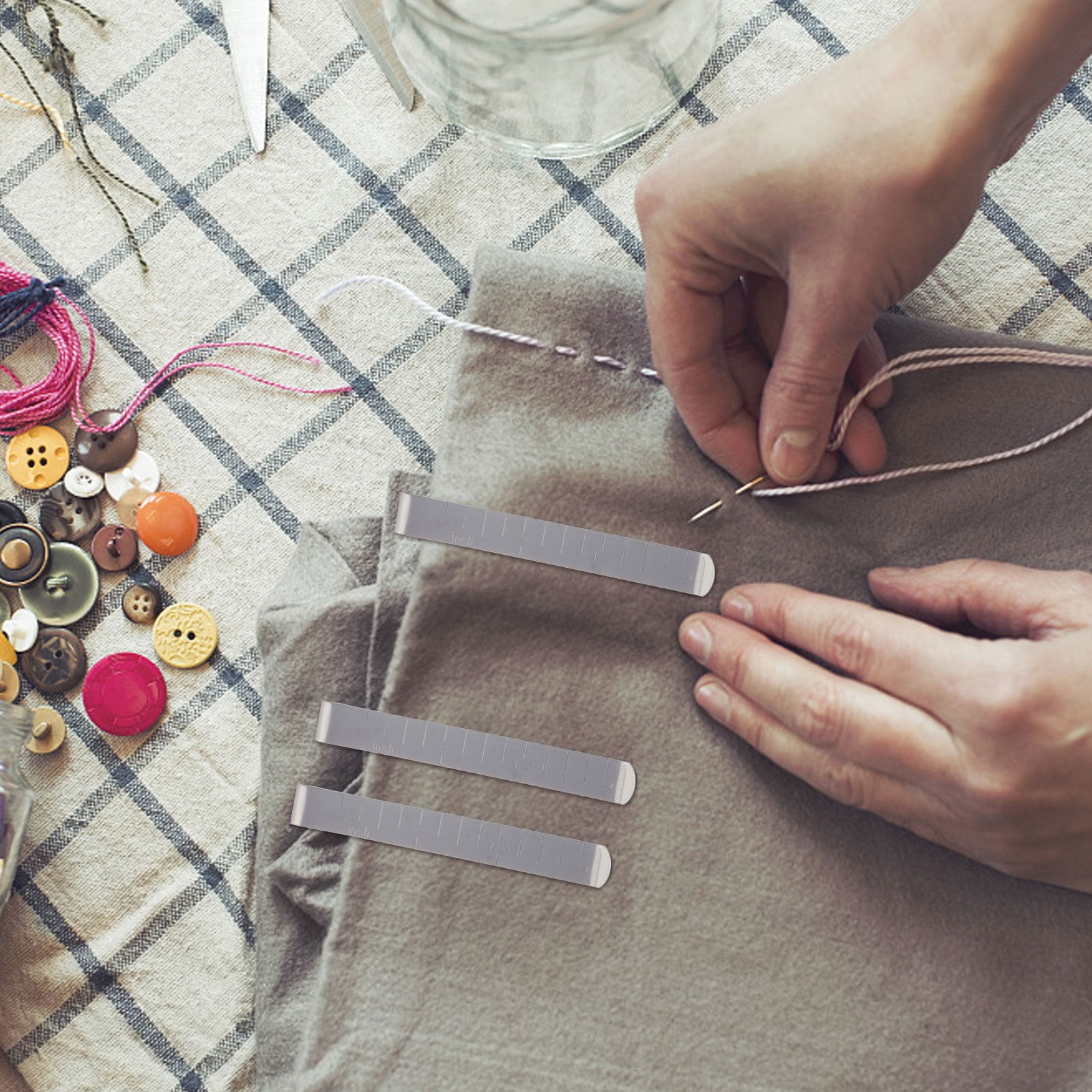 MUSEYA 20Pcs Hemming Tool for Sewing with Stainless Steel for Quilting ...