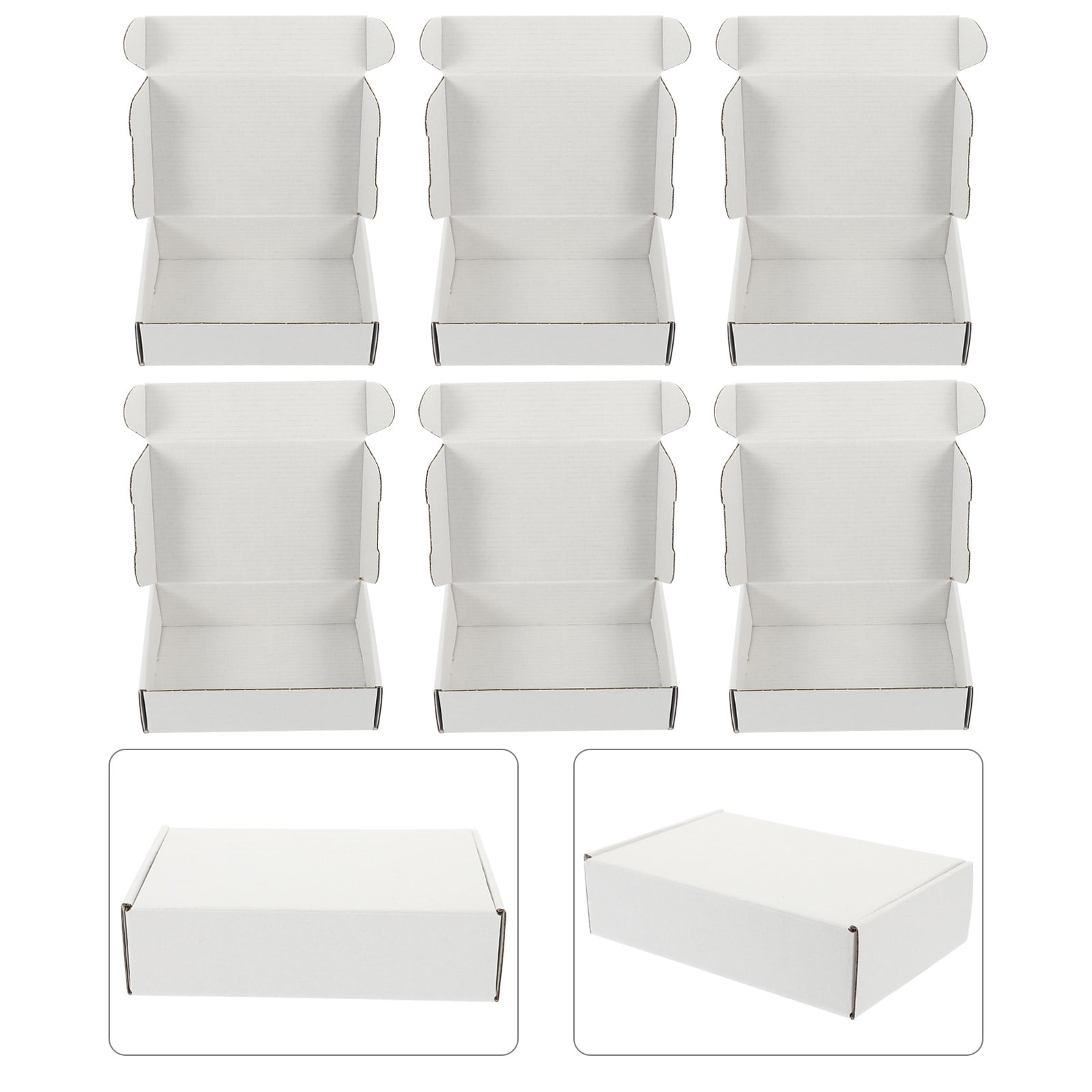 MUSEYA 20pcs Corrugated Shipping Boxes Packing Storage Cardboard Mailer ...