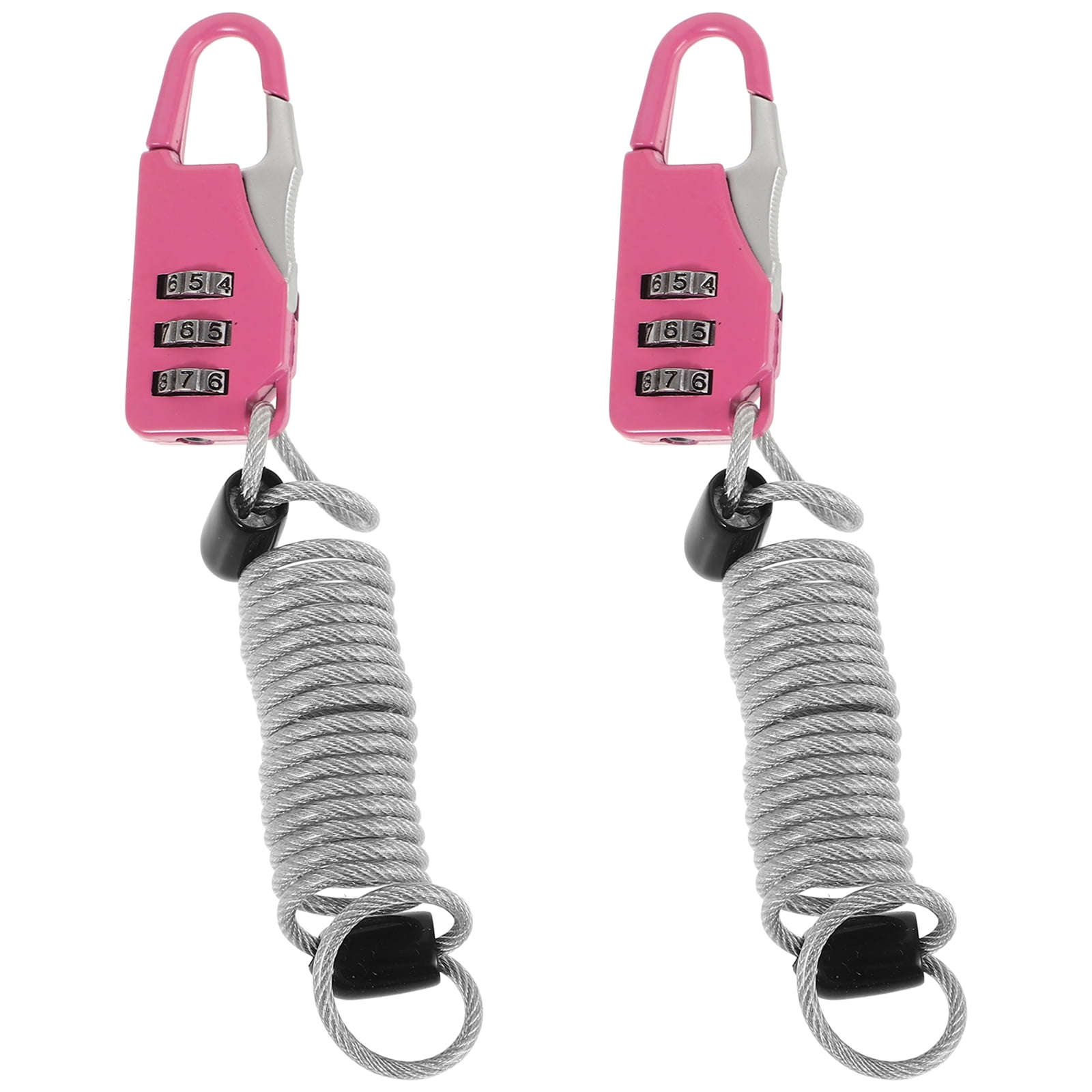 MUSEYA 2Pcs Bike Lock Password Protection Steel Lock Assorted Color for ...