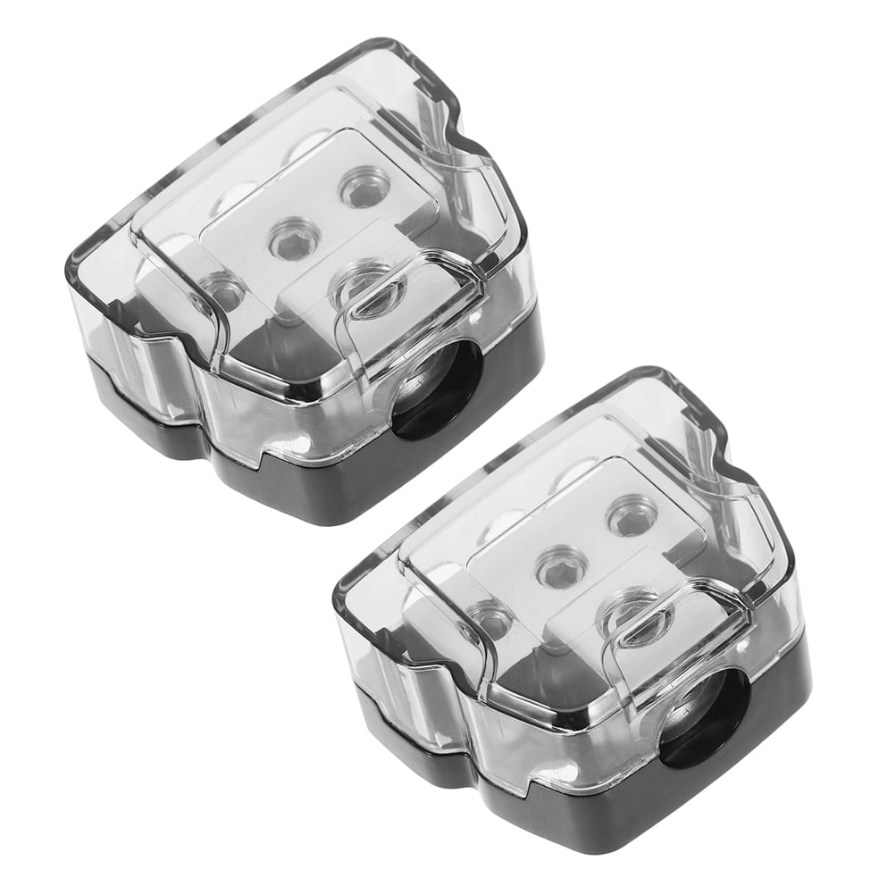 OATIPHO 2Pcs Car Audio Distribution Block Zinc Alloy Plastic Multi For ...