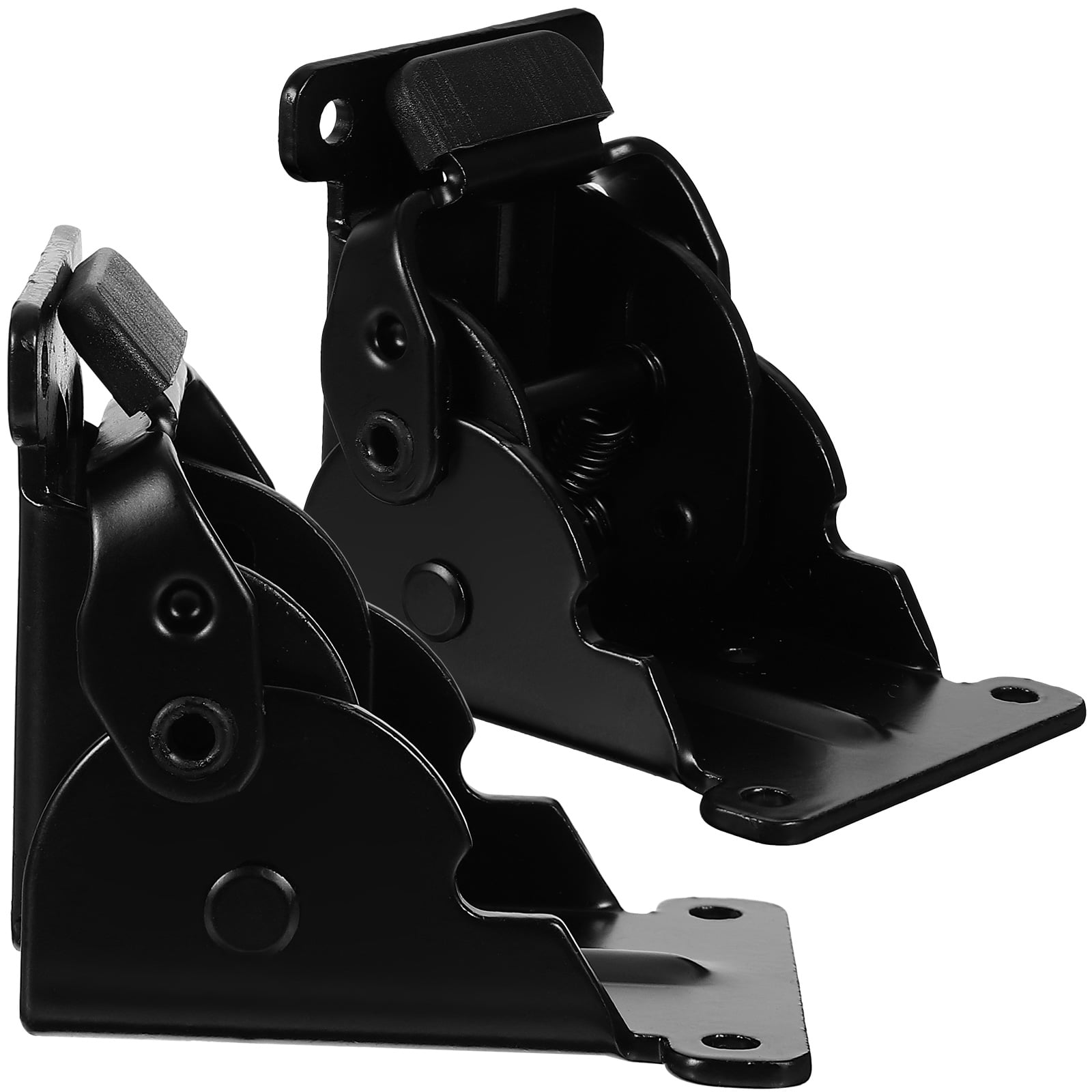 MUSEYA 2Pcs Table Leg Folding Hinge Black Metal Hinges For Work ...