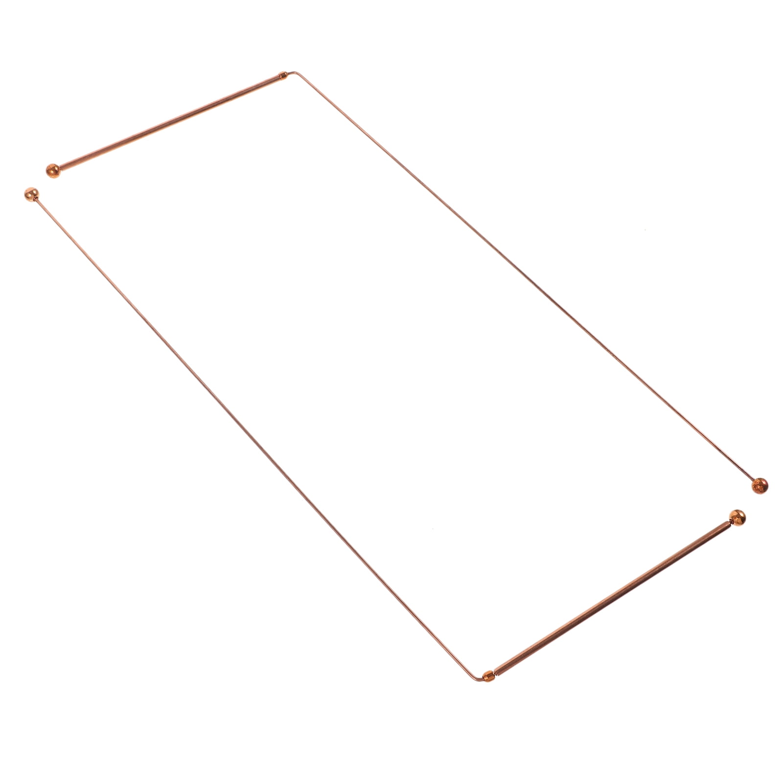 MUSEYA 2Pcs Water Divining Rods Brass Rose Gold for Outdoor Tools and ...