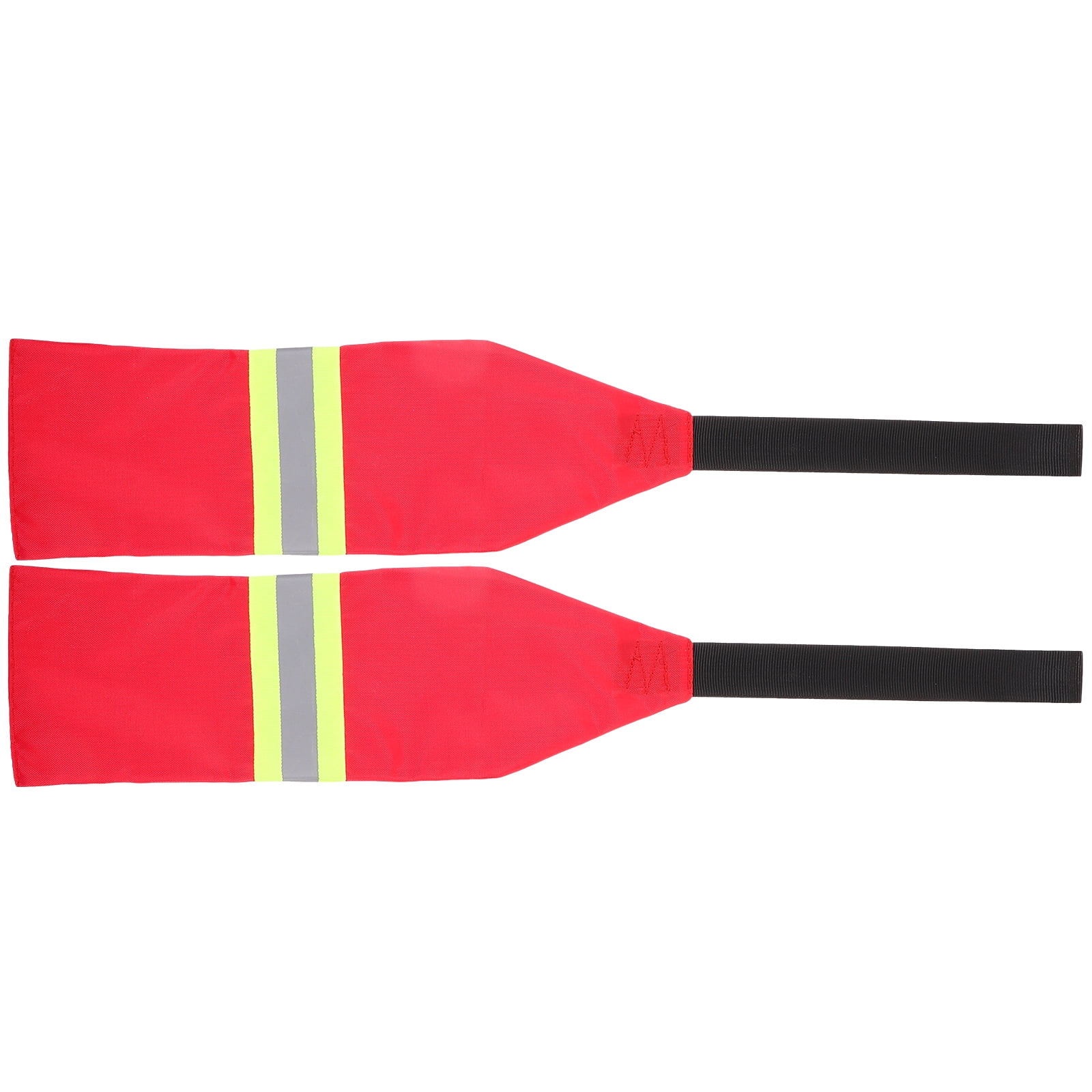 MUSEYA 2Set Kayak Fishing Visibility Flag Red for Low Light Conditions ...