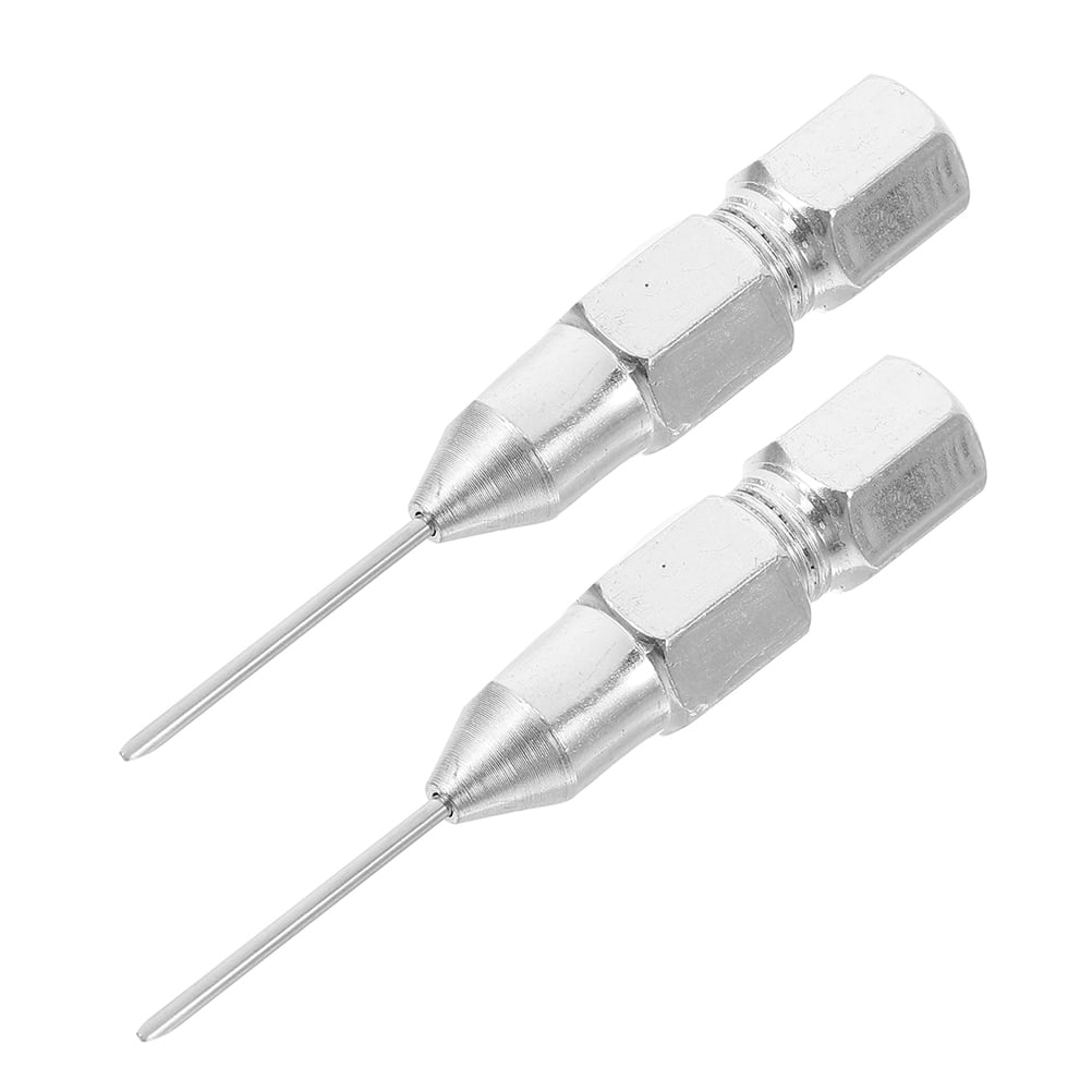 MUSEYA 2pcs Bearing Grease Injector Needle Silver Metal Lubrication For ...