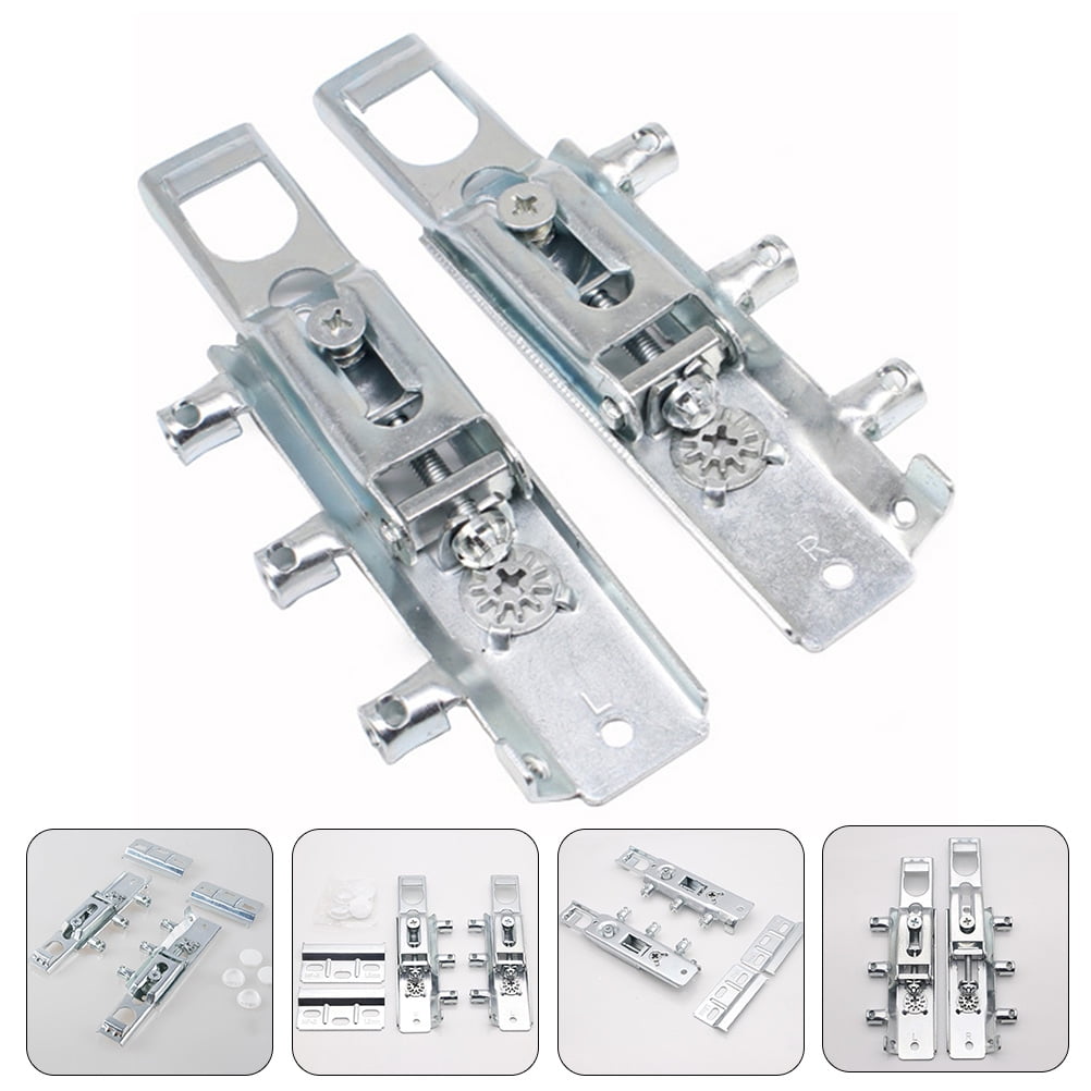 MUSEYA 2pcs Concealed Hinges For Cabinets Galvanized Surface Hanging ...
