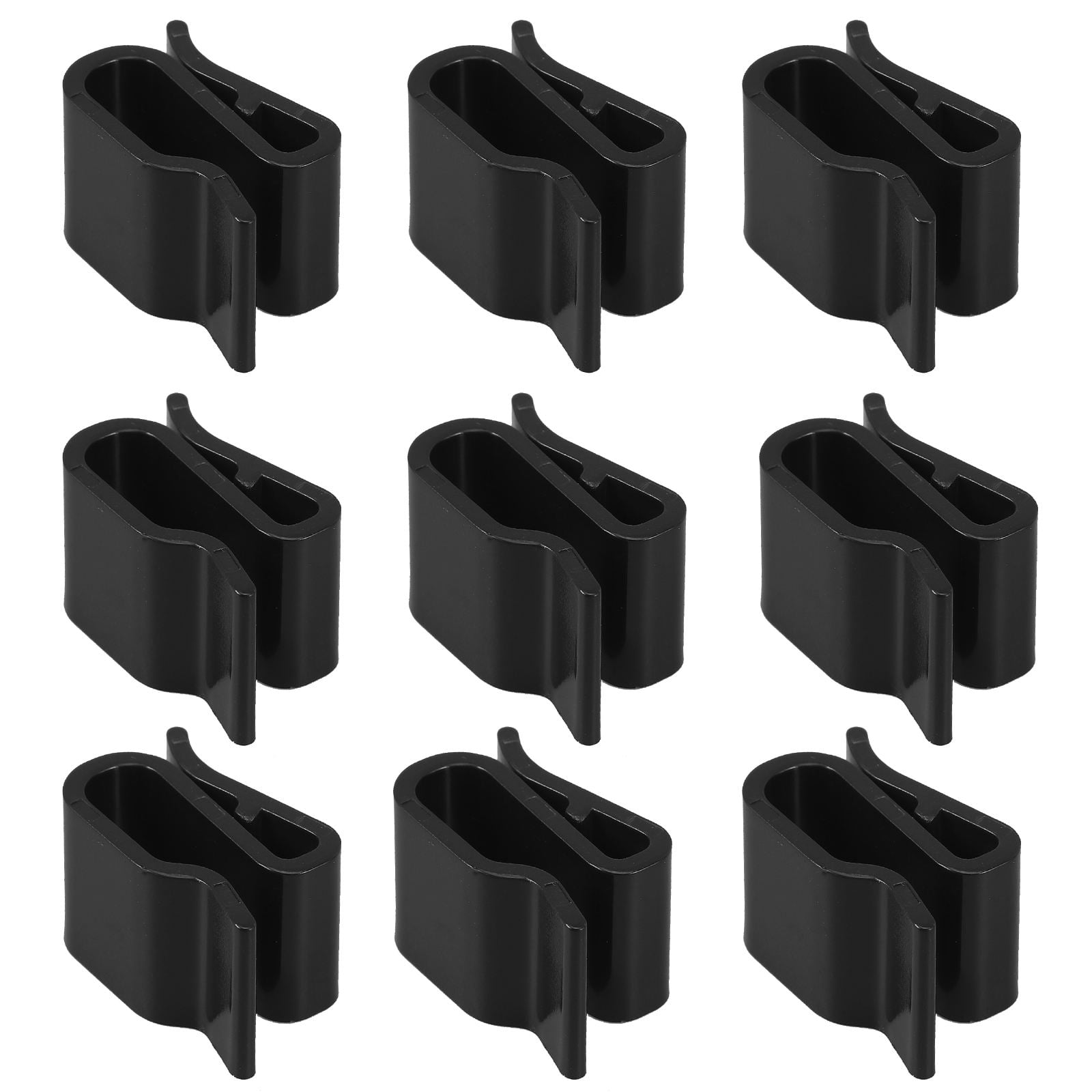 MUSEYA 30pcs Solar Panel Wire Clips Wire Fixing Black ABS for Connector ...