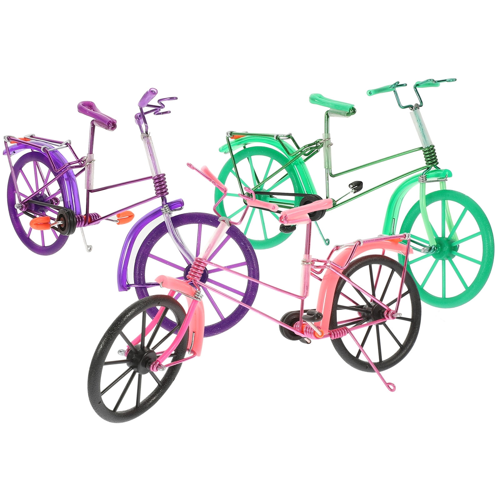 MUSEYA 3PCS Desk Figurines Simple Iron Home Decoration for Dining Table ...