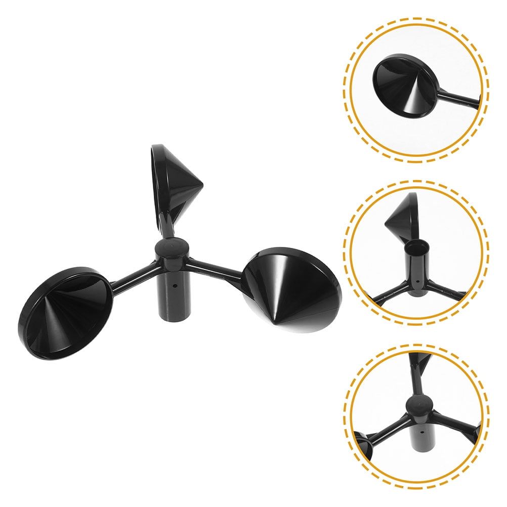 MUSEYA Wind Anemometer Wind Direction Measuring Instrument ABS 3Set ...
