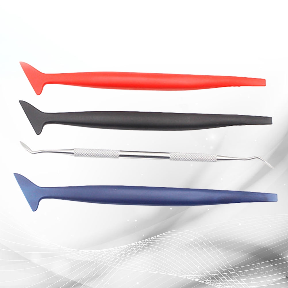 OATIPHO 4Pcs Car Film Tool Set with 3 Hardness Scrapers and Closing ...