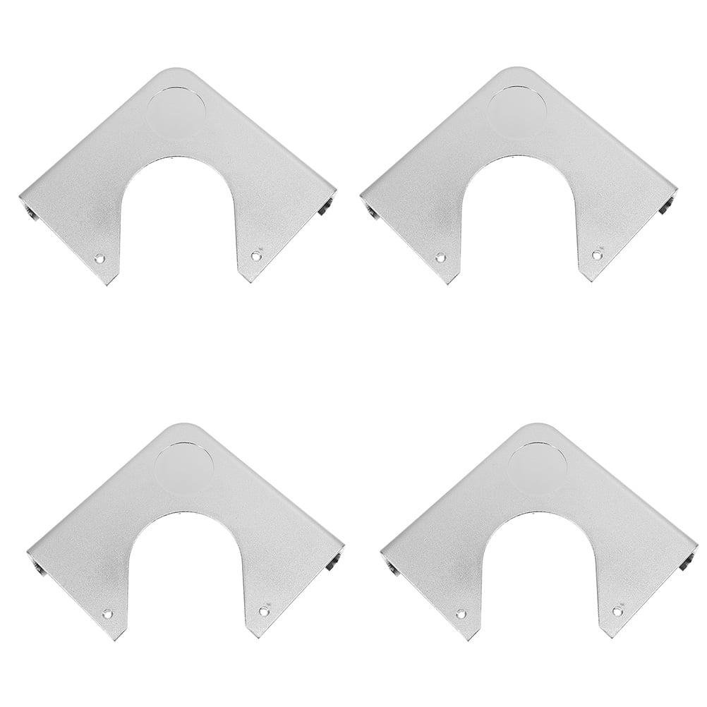 MUSEYA 4pcs Snooker Table Corner Guard Aluminum Corner Silver Stability ...