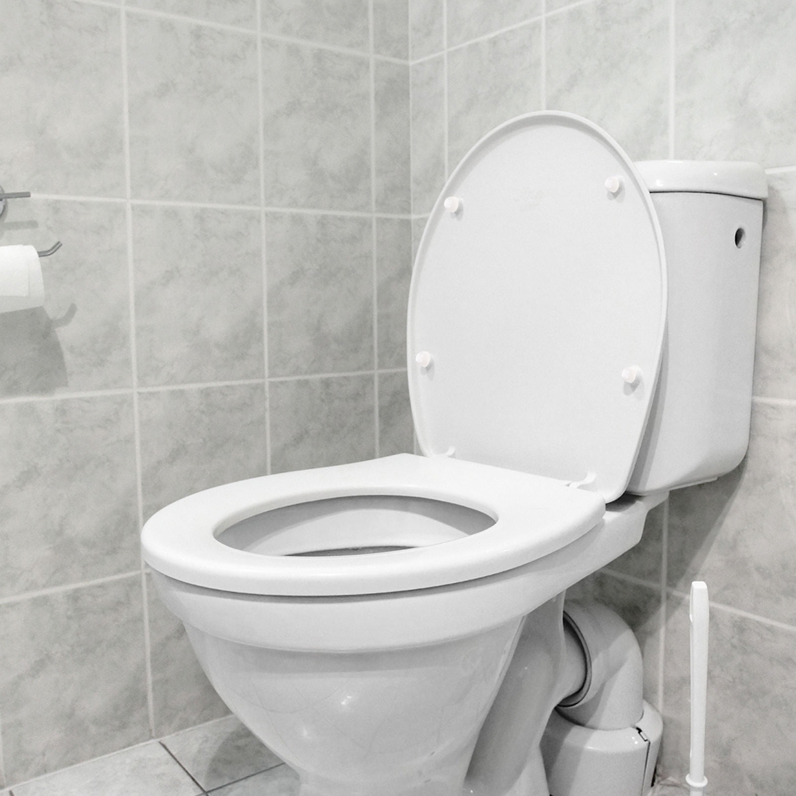 OATIPHO Universal Toilet Bolt Caps White Plastic for Easy Installation ...