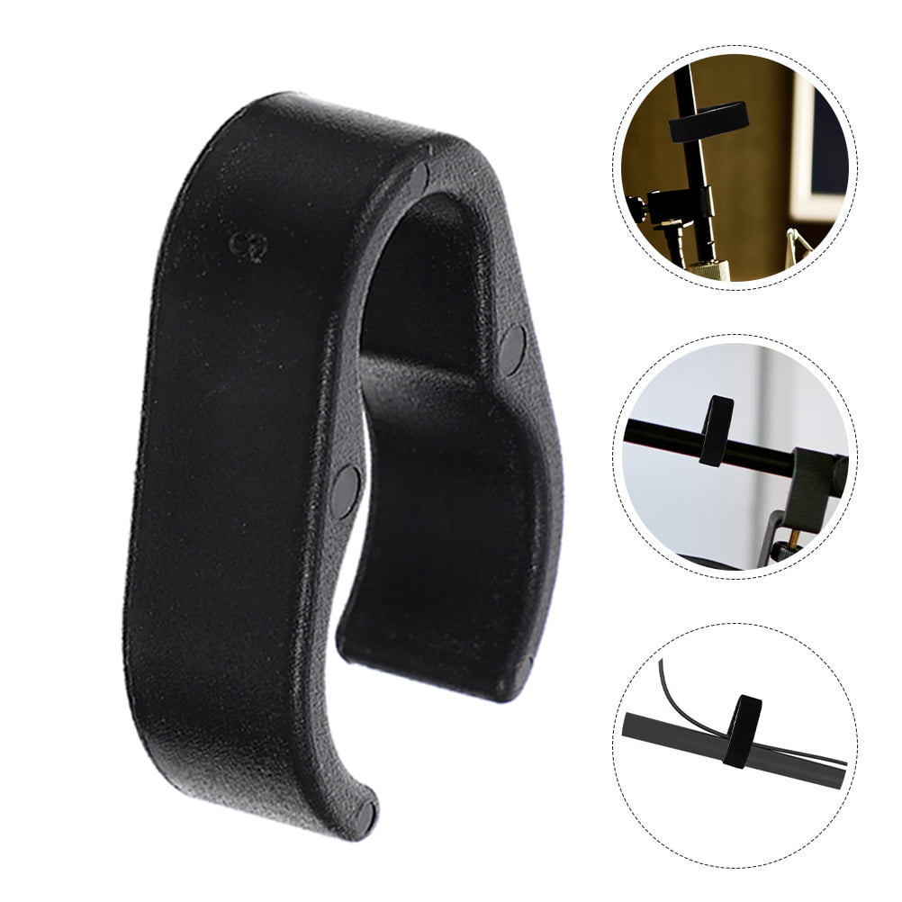 MUSEYA 50Pack Plastic Cord Clips for Cable Management Black for Audio ...