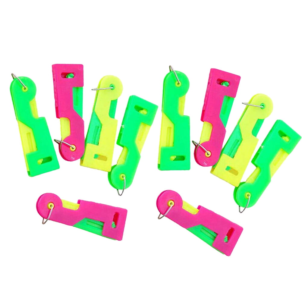 MUSEYA 50Pcs Easy Threading guide Plastic Threading Needles for Daily ...