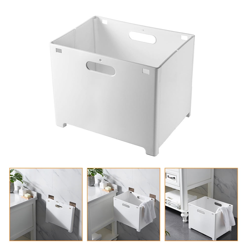 MUSEYA 6Pack Laundry Container Wall Mountable Foldable Rectangular ...