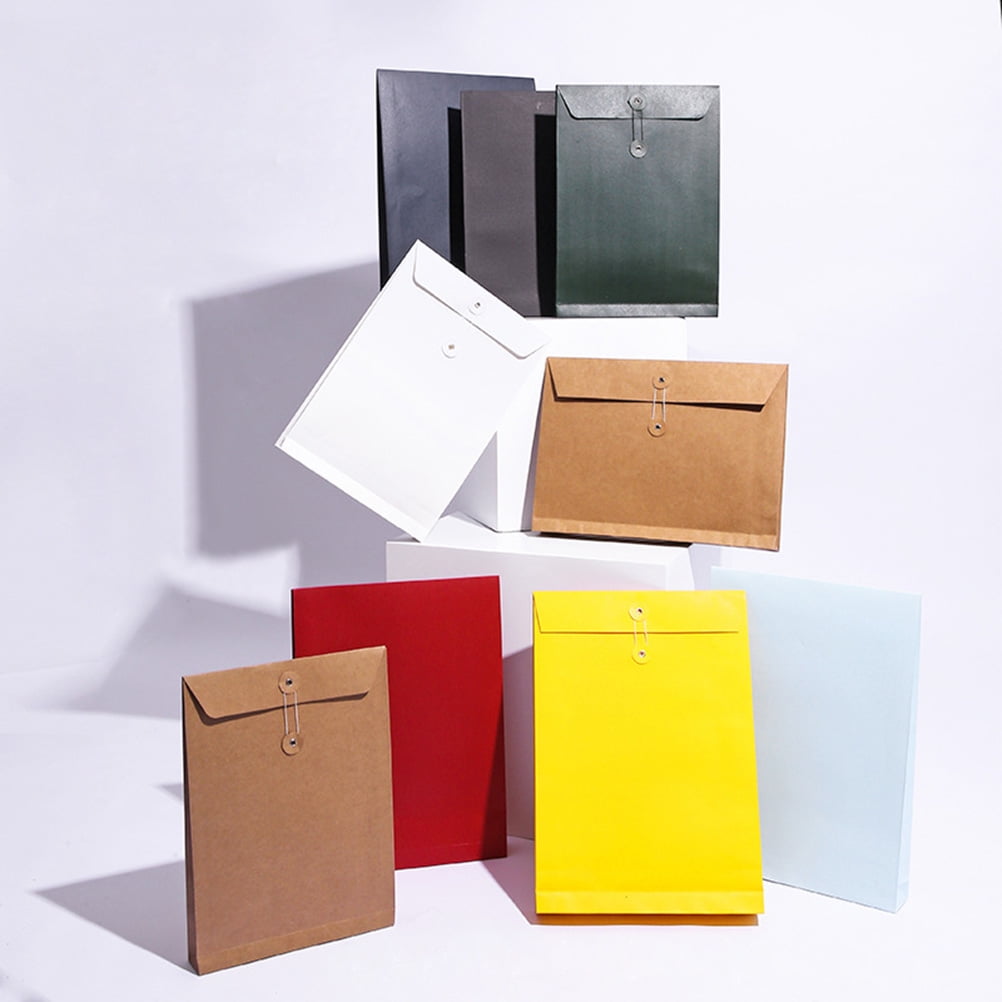 MUSEYA 6Pcs Black Paper Folders for Office Document Carry and ...