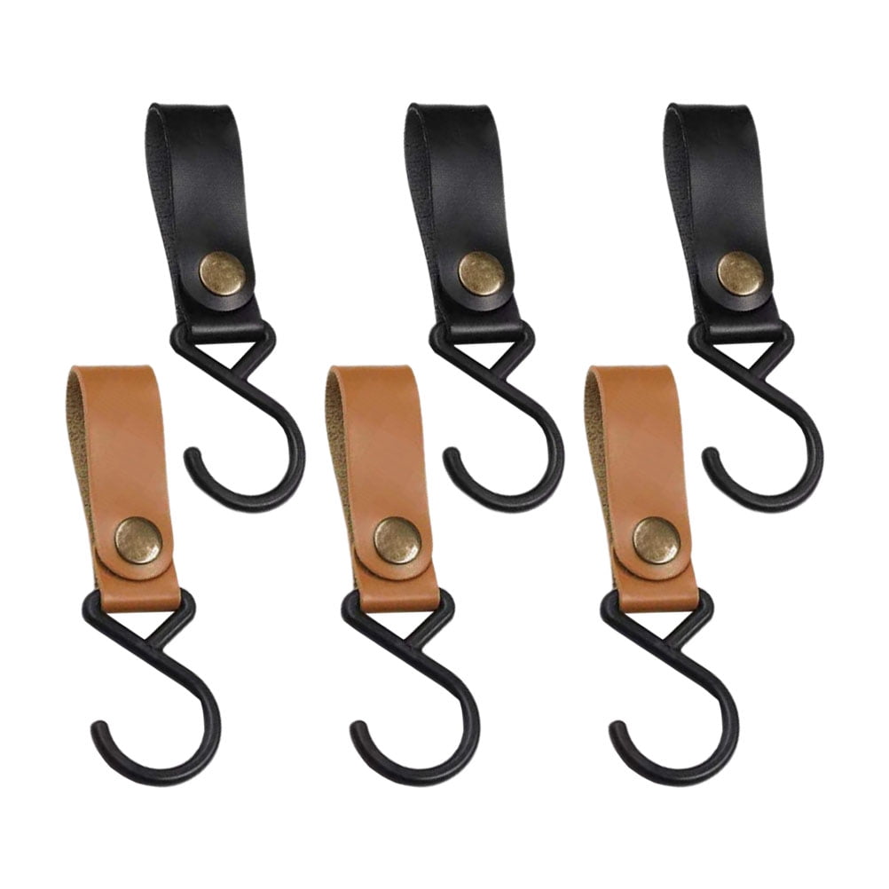 MUSEYA 6Pcs Camping Holding Hooks PU Material Camping Storage Outdoor ...