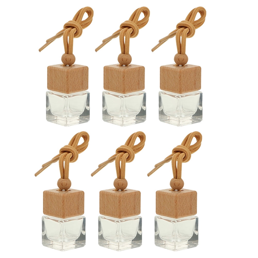 MUSEYA 6Pcs Clear Perfume Bottles Empty Refillable Glass Oil Bottle for ...