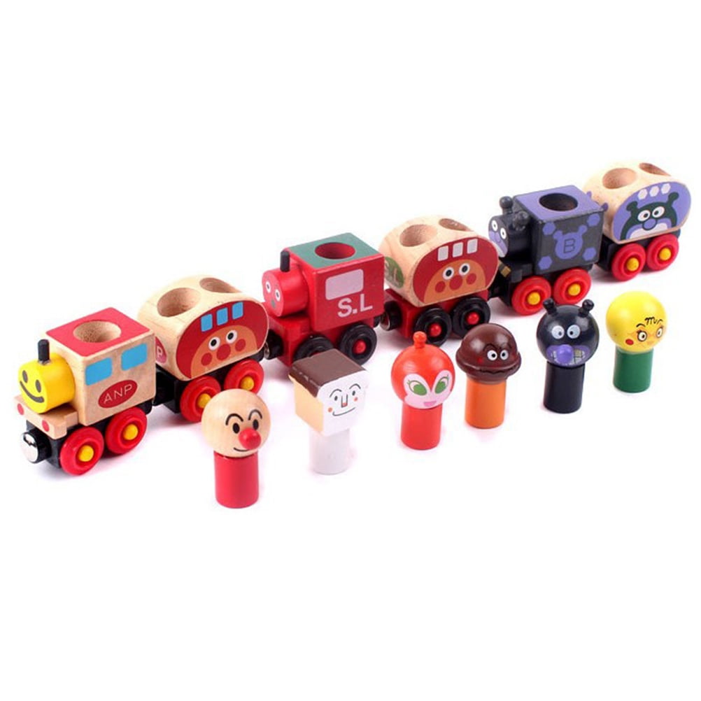 MUSEYA 6Pcs Magnetic Train Track Toys for Boys with Assorted Color ...