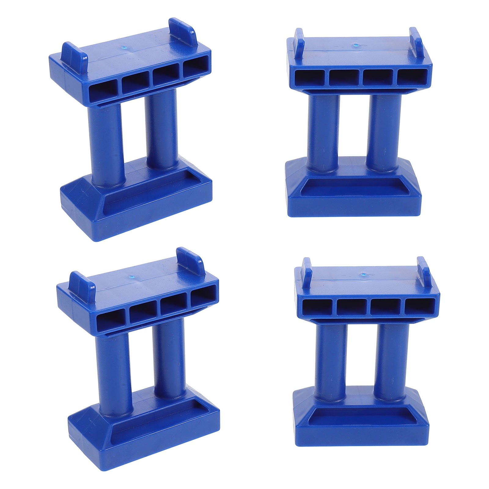 MUSEYA 6Pcs Train Bridge Pier Track Blue Plastic For Elevated Train ...