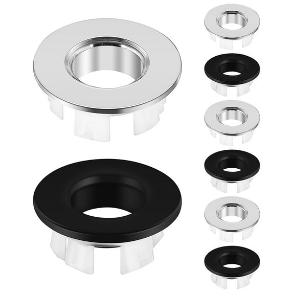 MUSEYA 8Pcs Basin Cap Copper Round Allows Water Flow for Hotel Factory ...