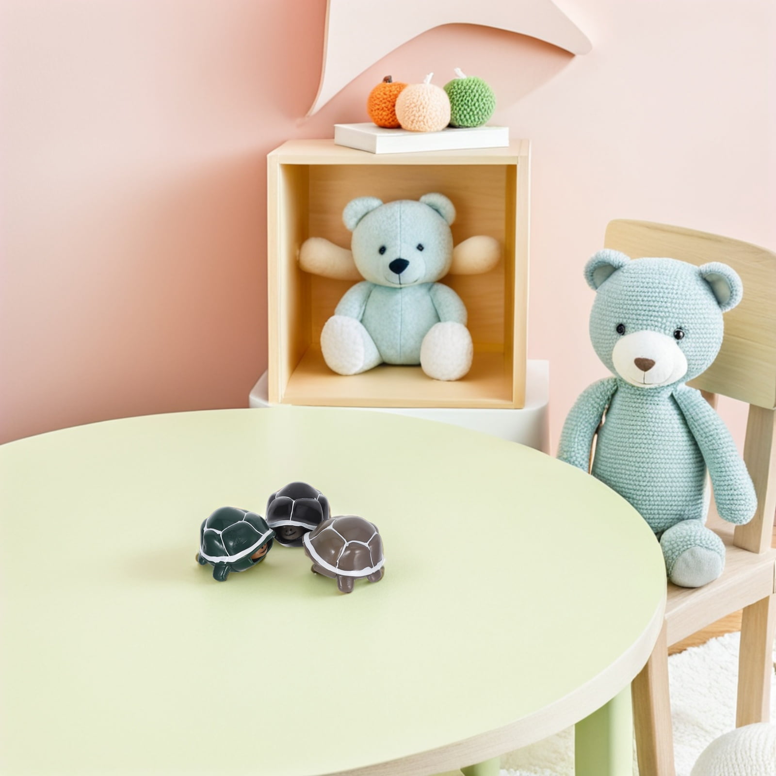 MUSEYA Assorted Color Plastic Turtle Squeeze Toys Bulk for Kids Party ...