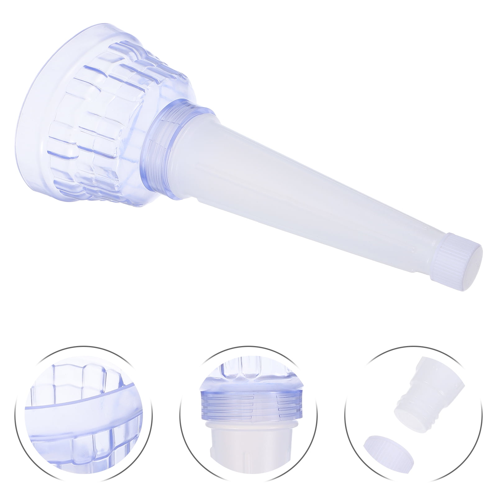 MUSEYA Automotive Oil Filter Funnel Plastic Transparent Portable Design ...